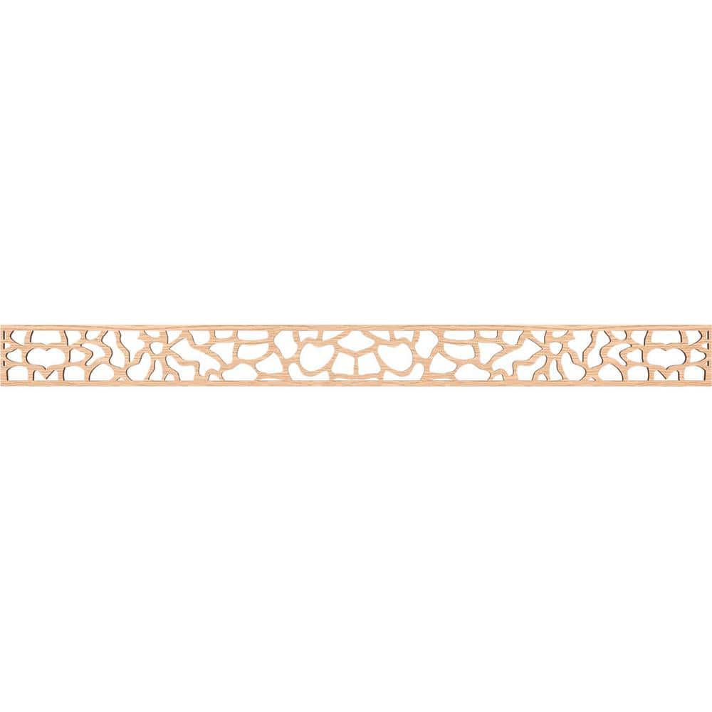 Ekena Millwork Rochester Fretwork 0.25 in. D x 46.375 in. W x 4 in. L ...