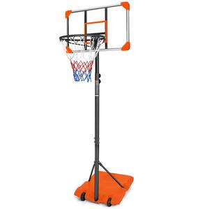 SUGIFT Portable Adjustable Basketball Hoop System Stand with Wheels ...