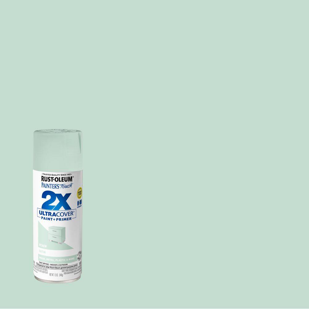 Rust-Oleum Painter's Touch 2X 12 oz. Satin Renew General Purpose Spray ...