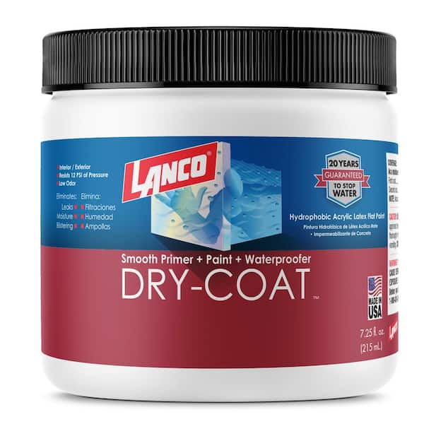 Lanco 1/4 qt. Dry Coat Flat Deep Interior/Exterior Paint Sample DC478-7 ...