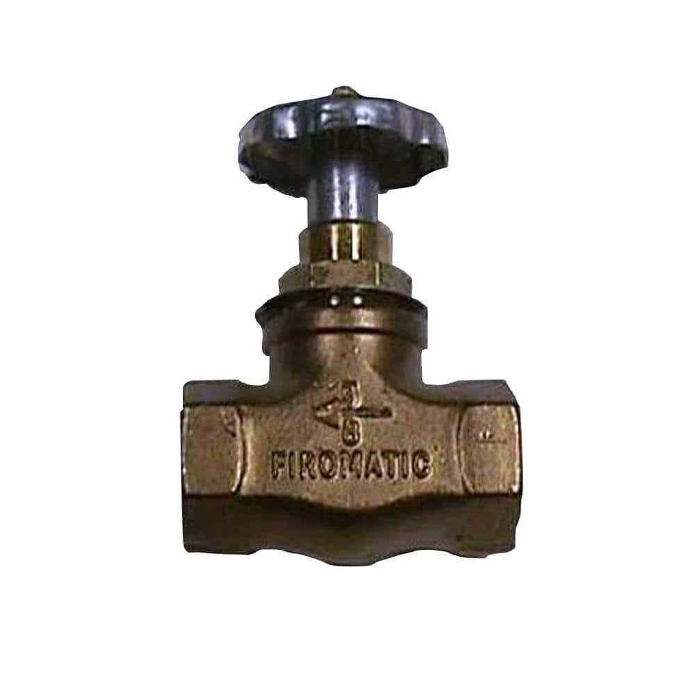 BECKETT Firomatic 1-3/8 in. Brass Straight Valve 12110P - The Home Depot