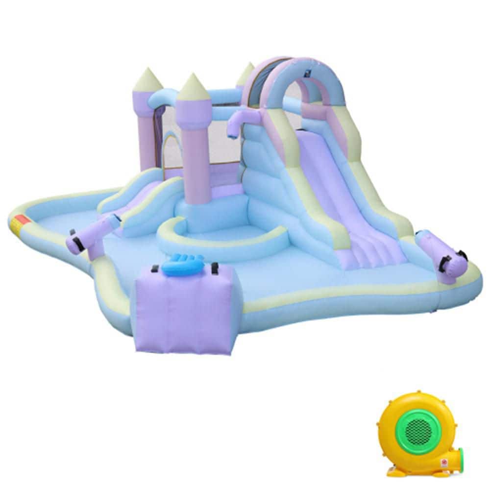 Karl home Outdoor Jumping Air Castle Bounce House with Double Water ...