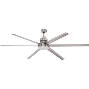 Hampton Bay Danetree 72 in. Indoor/Outdoor Natural Iron Ceiling Fan ...