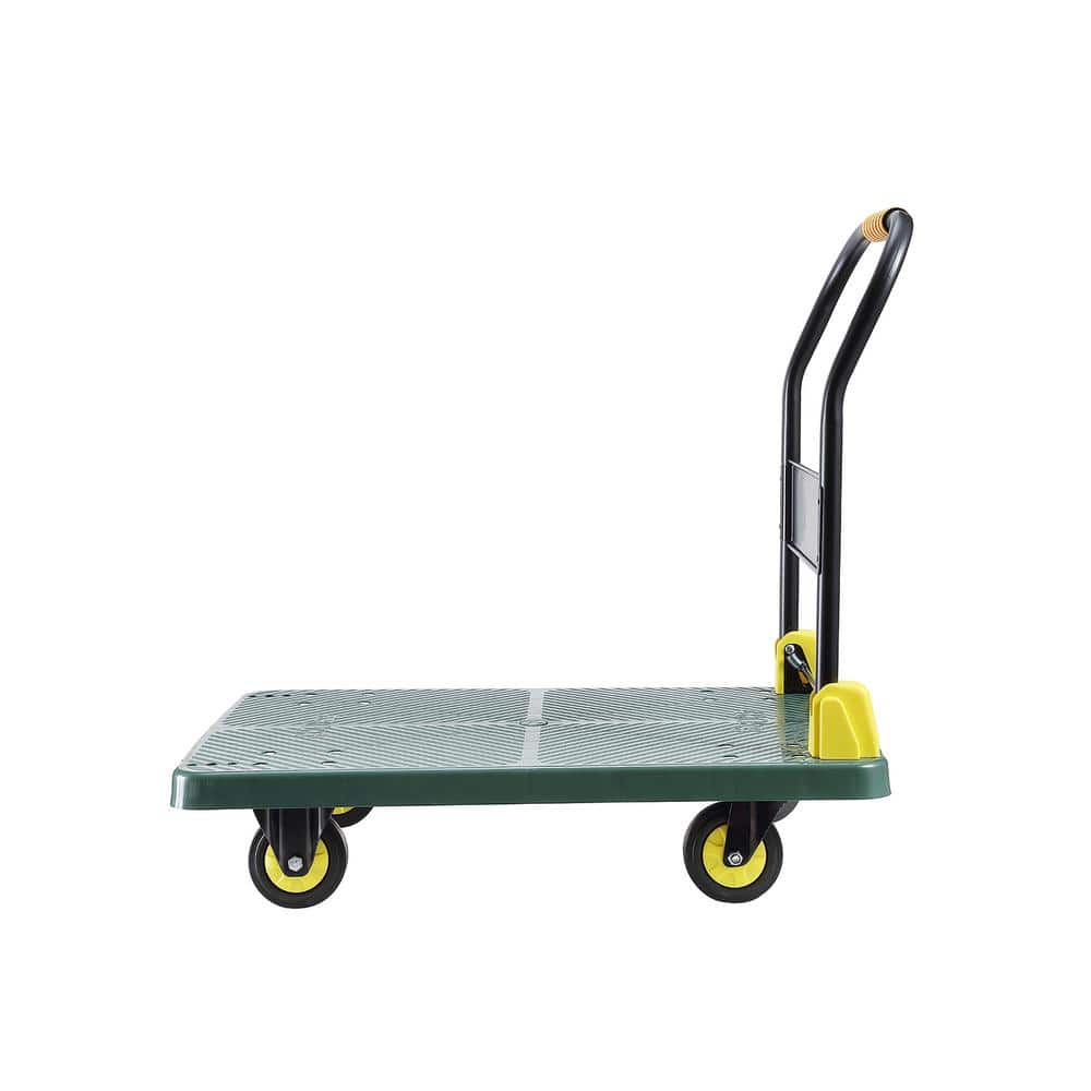 Tatayosi Foldable Push Hand Cart, Platform Truck with 880 lbs. Weight ...