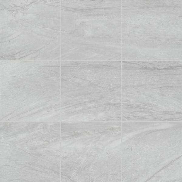 MSI Hillside Gray 24 in. x 24 in. Matte Porcelain Floor and Wall Tile ...