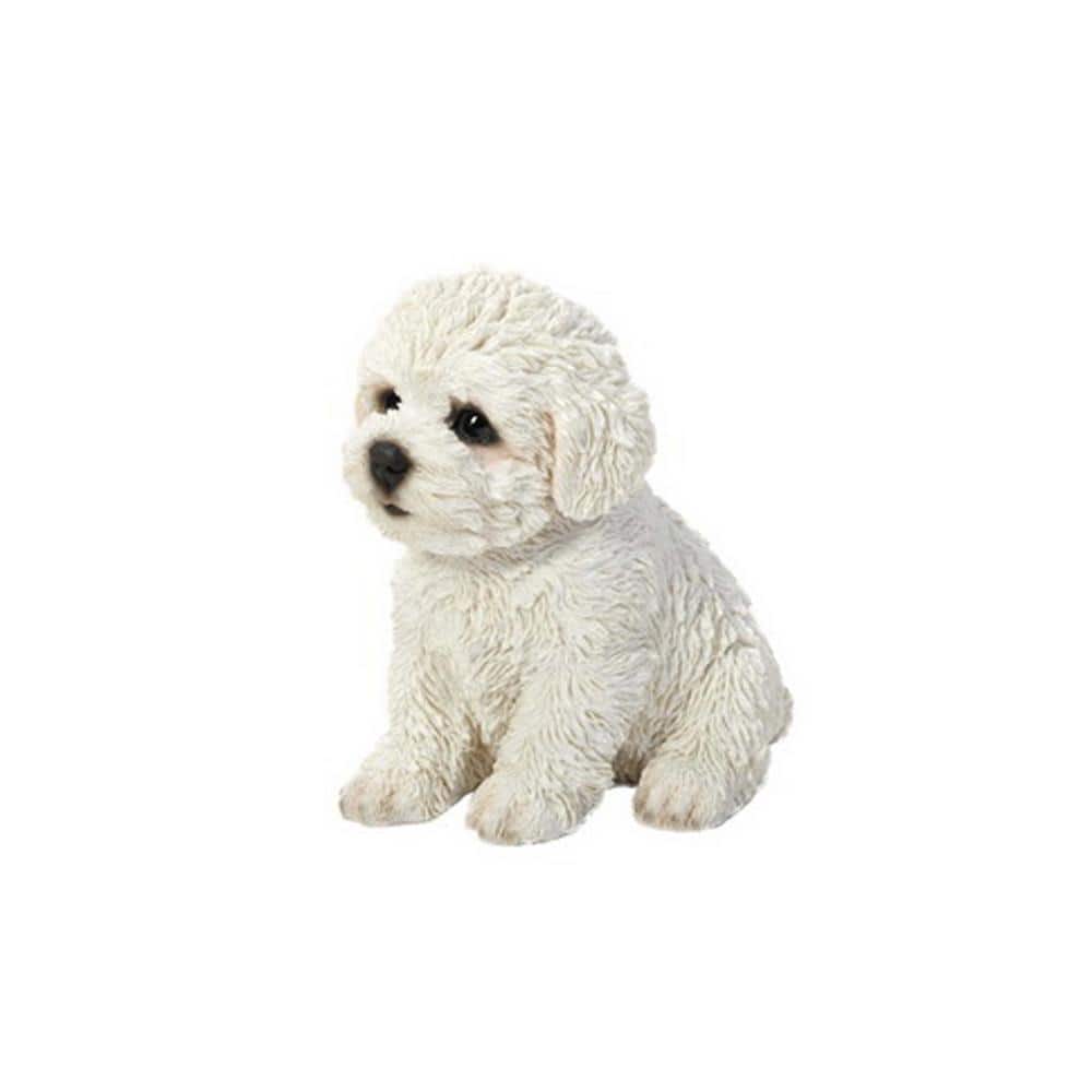 HI-LINE GIFT LTD. Bichon Frise Puppy Statue 87771-P - The Home Depot