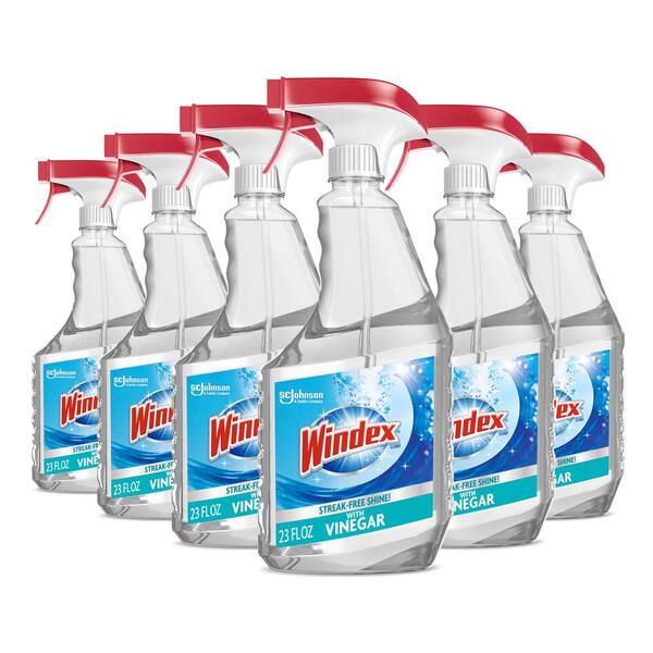 Windex 23 fl. oz. Vinegar Glass Cleaner (6-Pack) 312620 - The Home Depot