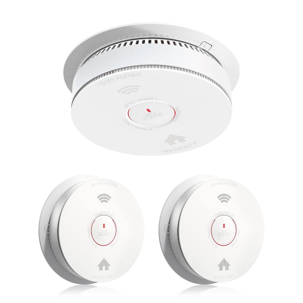 Innolink Combo Smoke and CO Detectors with Voice Alert, Battery Powered ...