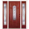 Feather River Doors 67.5 in.x81.625in.Lakewood Zinc Center Arch Lt ...