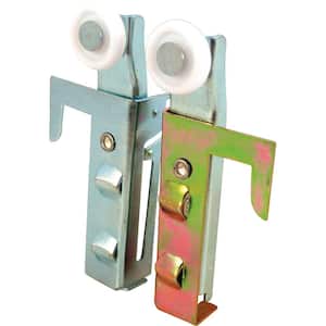 Prime-Line 7/8 in. Tandem Wardrobe Door Roller Assembly, Rear (2-pack ...