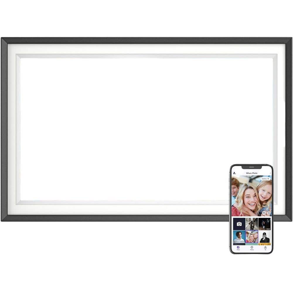 Lukyamzn 15.6 in. Digital Picture Frame with 32GB Storage, IPS FHD ...