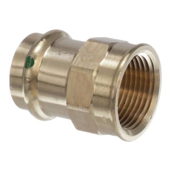 Reviews for Viega ProPress 1 in. x 1 in. FPT Zero Lead Bronze Adapter ...