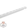 Everbilt 60 in. White Heavy Duty Steel Vertical Track/Rail 90292 - The ...