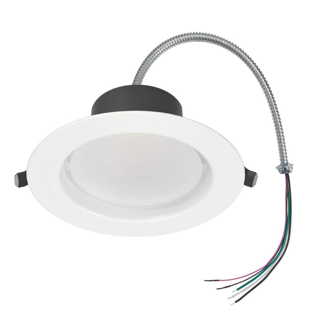 Maxxima 4 in. Recessed Commercial LED Downlight, Selectable Color ...