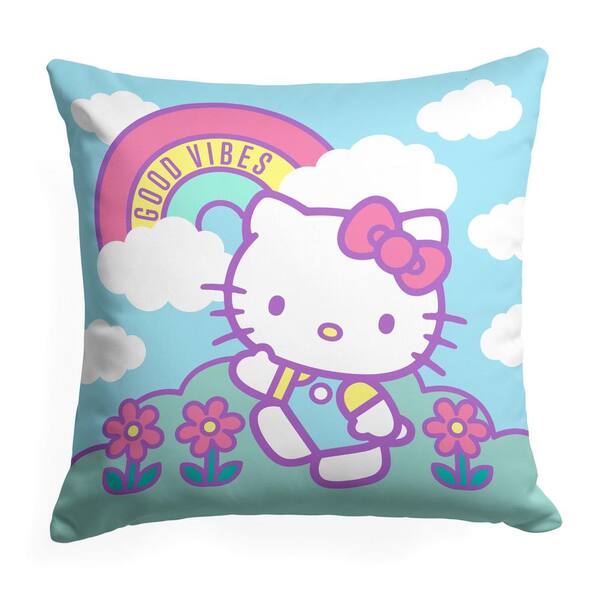 THE NORTHWEST GROUP Hello Kitty Good Vibes Printed 18 in. x 18 in ...