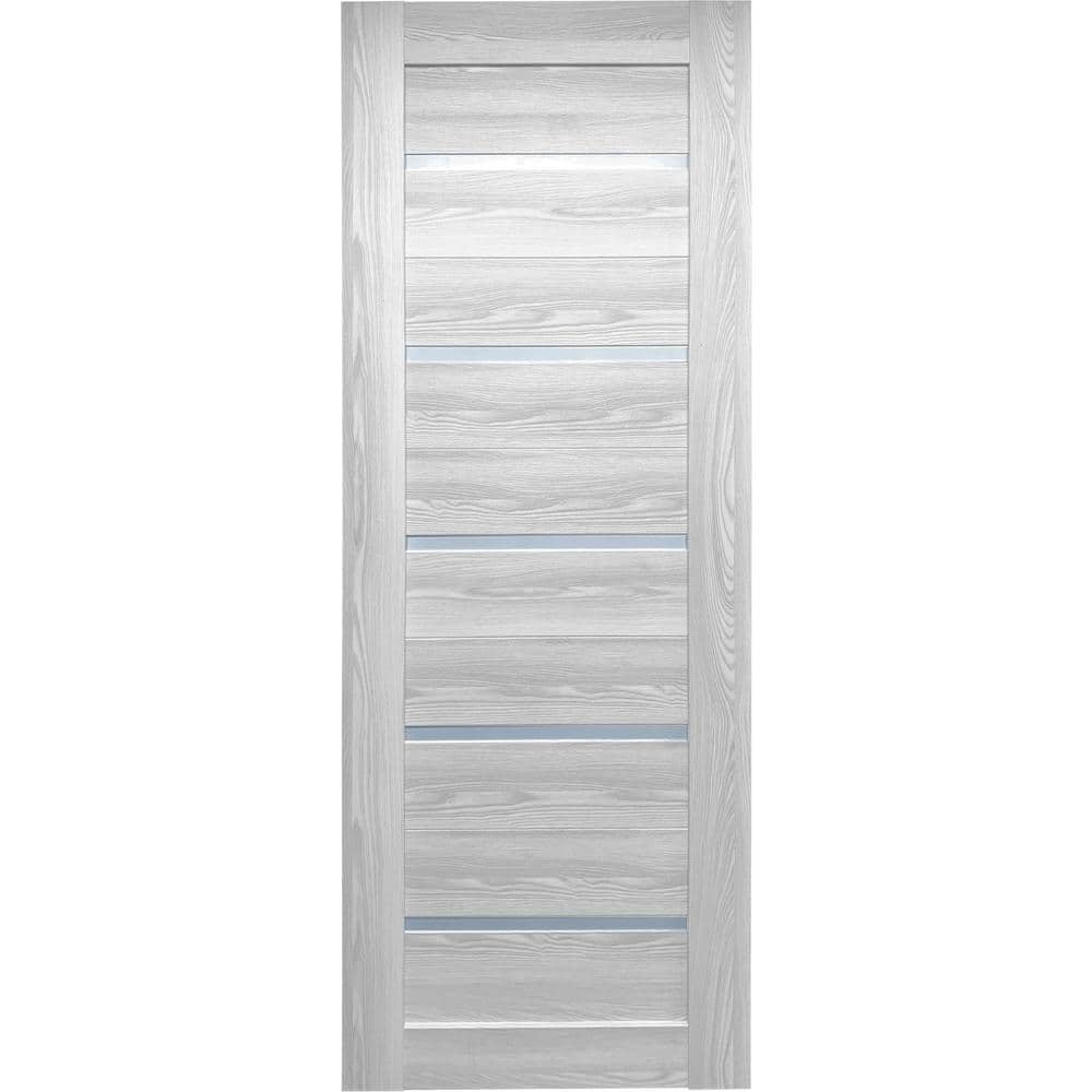 Valusso design doors 36 in. x 80 in. Tampa Ice Maple Prefinished ...