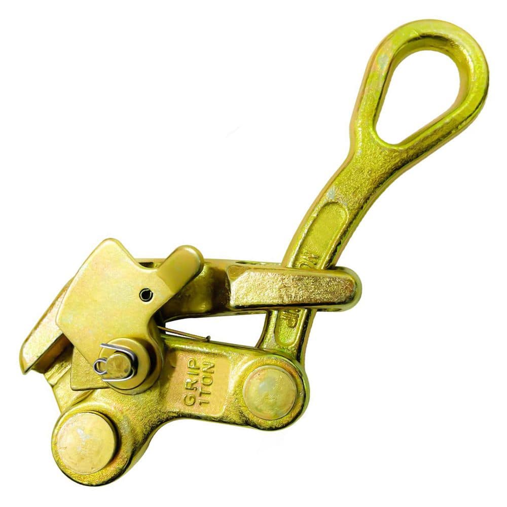 EKIEUDL 1 Ton Cable Puller Steel Wire Grip Heavy Duty Ratchet Wire Rope ...