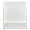 Aquatic Everyday Acrylx 60 in. x 30 in. x 72 in. Rectangular Tub Shower ...