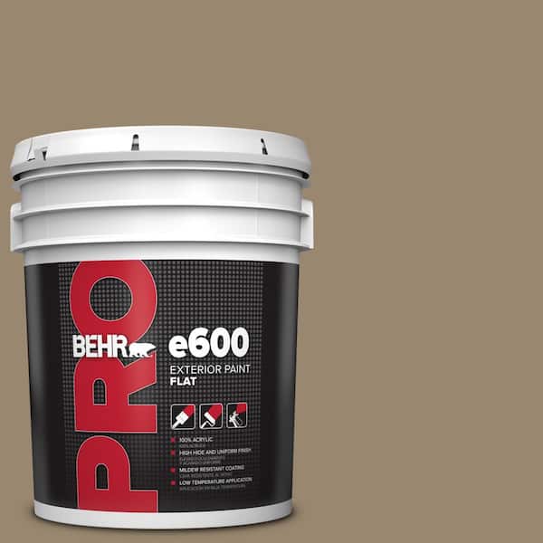 BEHR PRO 5 gal. #710D-5 Mississippi Mud Flat Exterior Paint PR61305 ...