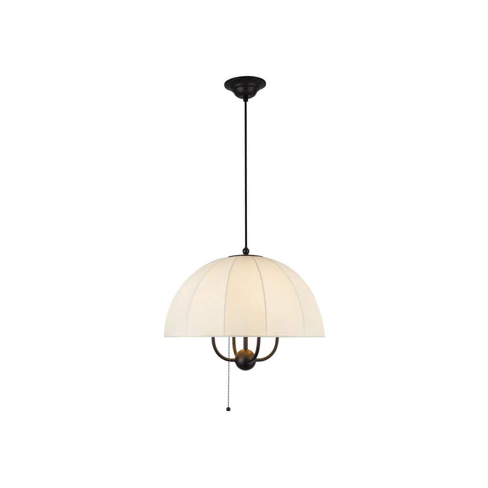 ALORA MOOD Crosby 18-in 4 Light 40-Watt Matte Black Pendant Light ...