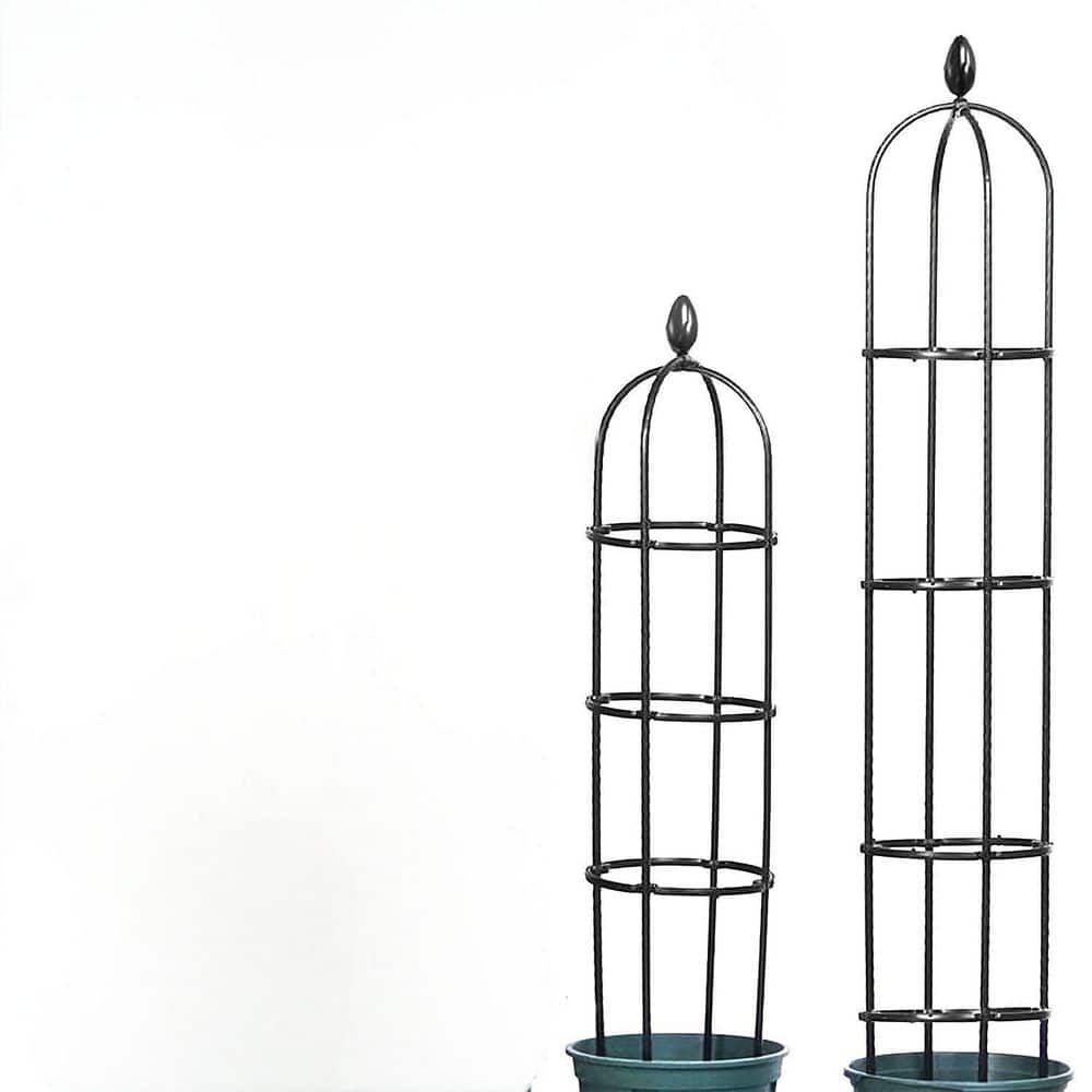 maocao hoom 2-Packs Garden Obelisk Trellis 5. 9 ft. Plants Tower for ...