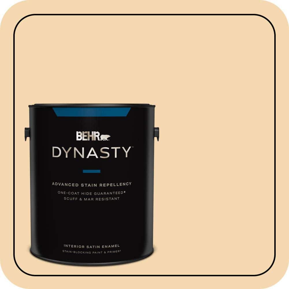 BEHR DYNASTY 1 gal. #330C-3 Clam Chowder Satin Enamel Interior Stain ...