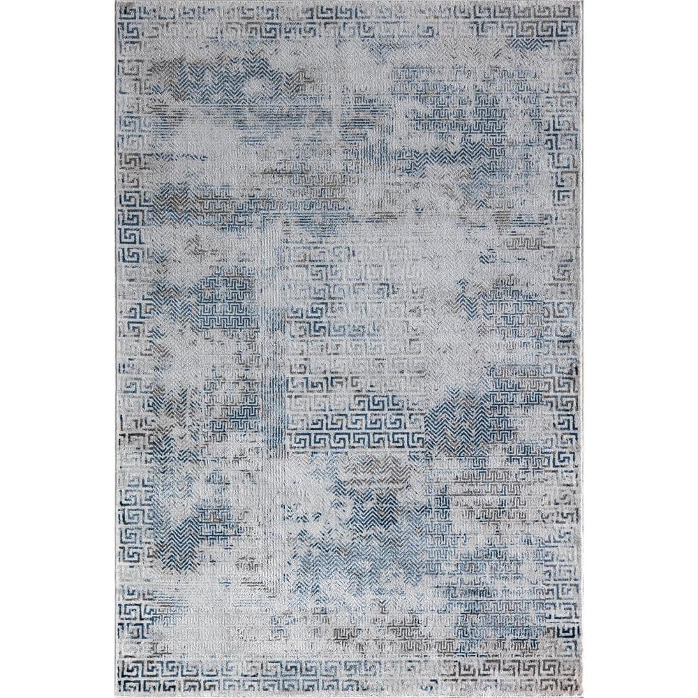 Rugs America Samina Mediterranean Breeze Blue 2 ft. x 4 ft. Area Rug ...