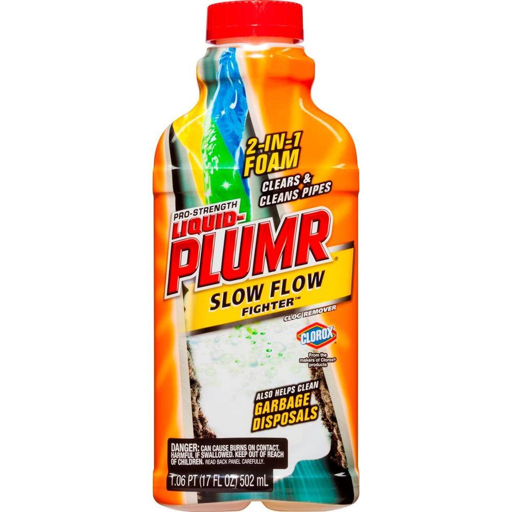 Liquid-Plumr 17 oz. Slow Flow Fighter 4460030942 - The Home Depot