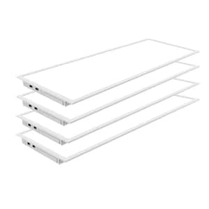 NuWatt 1 ft. x 4 ft. Integrated Backlit LED Panel Internal Driver Drop In Ceiling 4400 Lumens ...