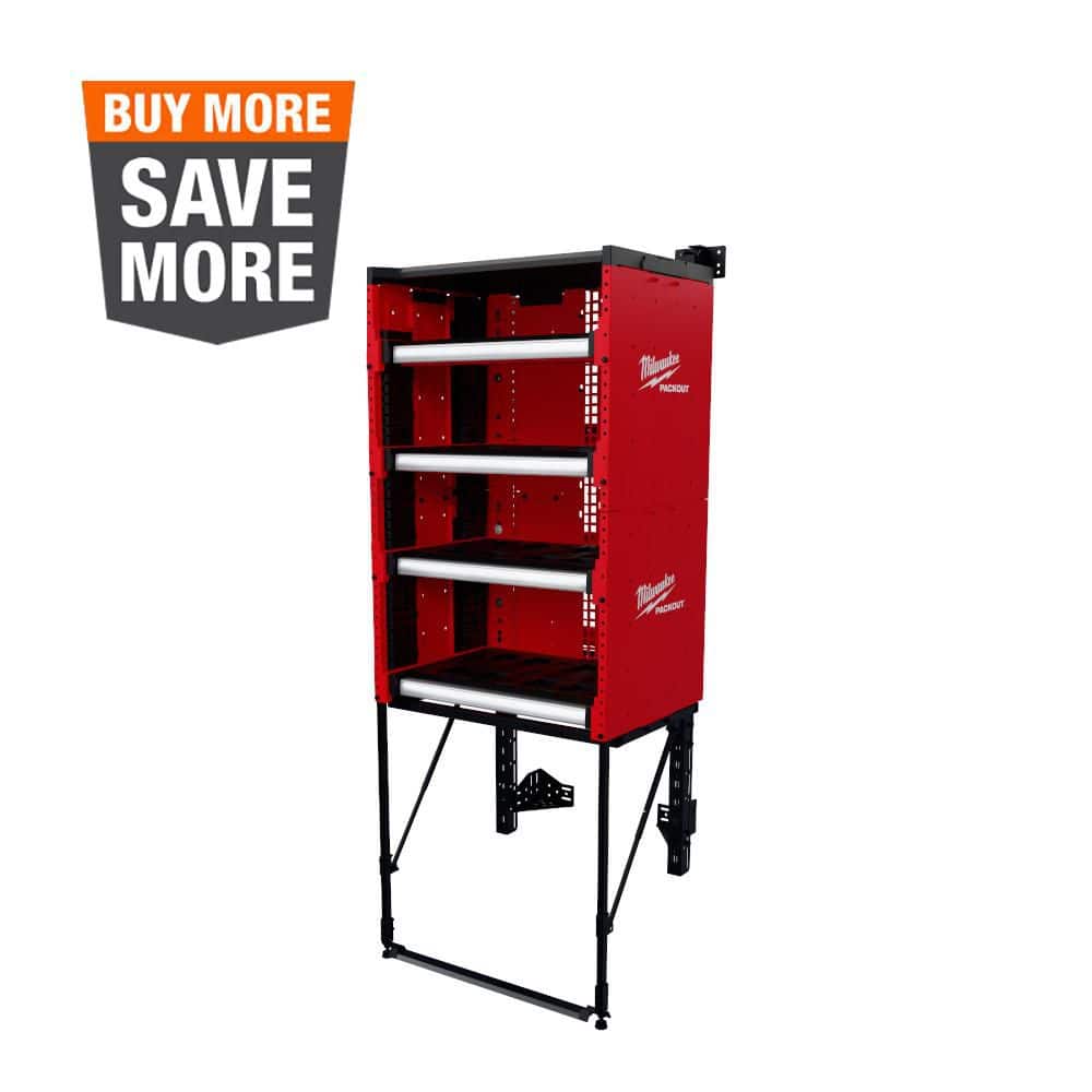 Milwaukee PACKOUT Rack Kit 48-21-8070 - The Home Depot