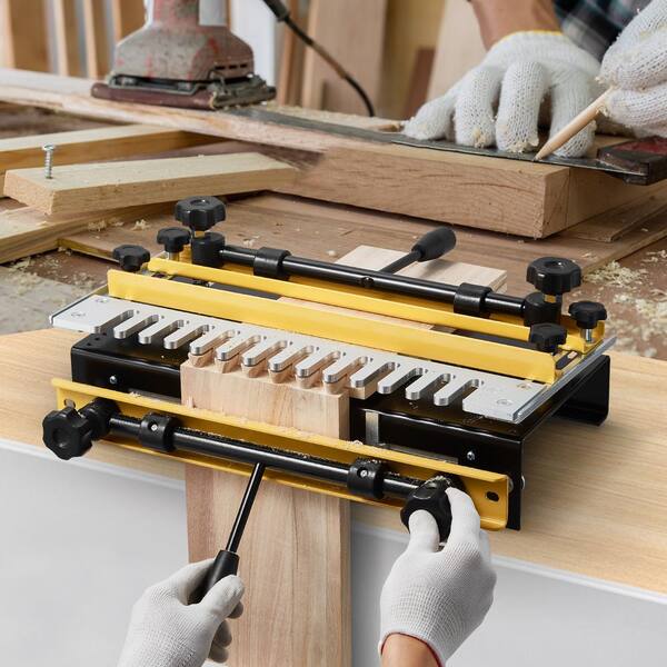 VEVOR Dovetail Jig 12 in. Width Dove Tailing Router Jigs with 4 Router Bits 3 Templates Alignment Plasma Cutter YWJJ12INCHDSUNWMXV0 The Home Depot