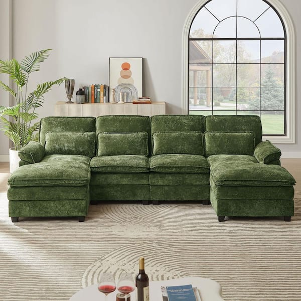 Green - Sectional Sofas - The Home Depot