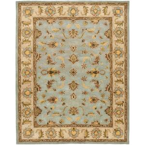 SAFAVIEH Heritage Blue/Beige 9 ft. x 12 ft. Area Rug HG811B-912 - The ...