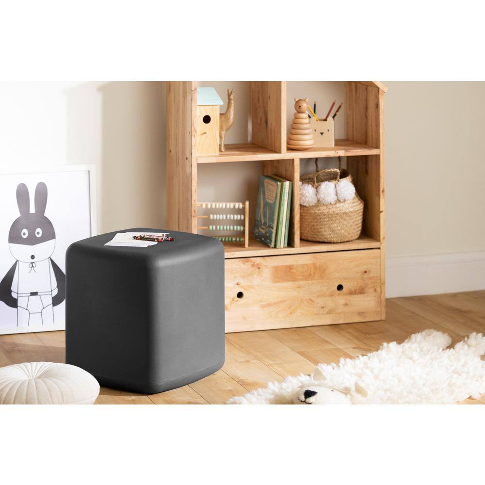 South Shore Sweedi Dark Gray 16 in. Table 14265 - The Home Depot