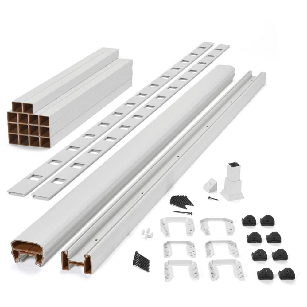 Trex Transcend 6' x 36" Classic White Composite Horizontal Deck Rail ...