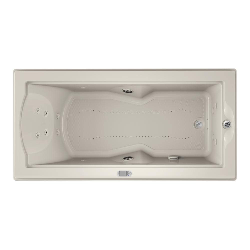 JACUZZI Fuzion salon spa 70.7 in. W. x 35.4 in. Rectangular Combination ...