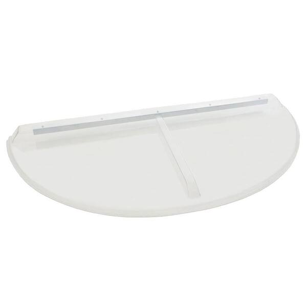 SHAPE PRODUCTS 48 in. W x 22 in. D x 2-1/2 in. H Premium Round Flat ...