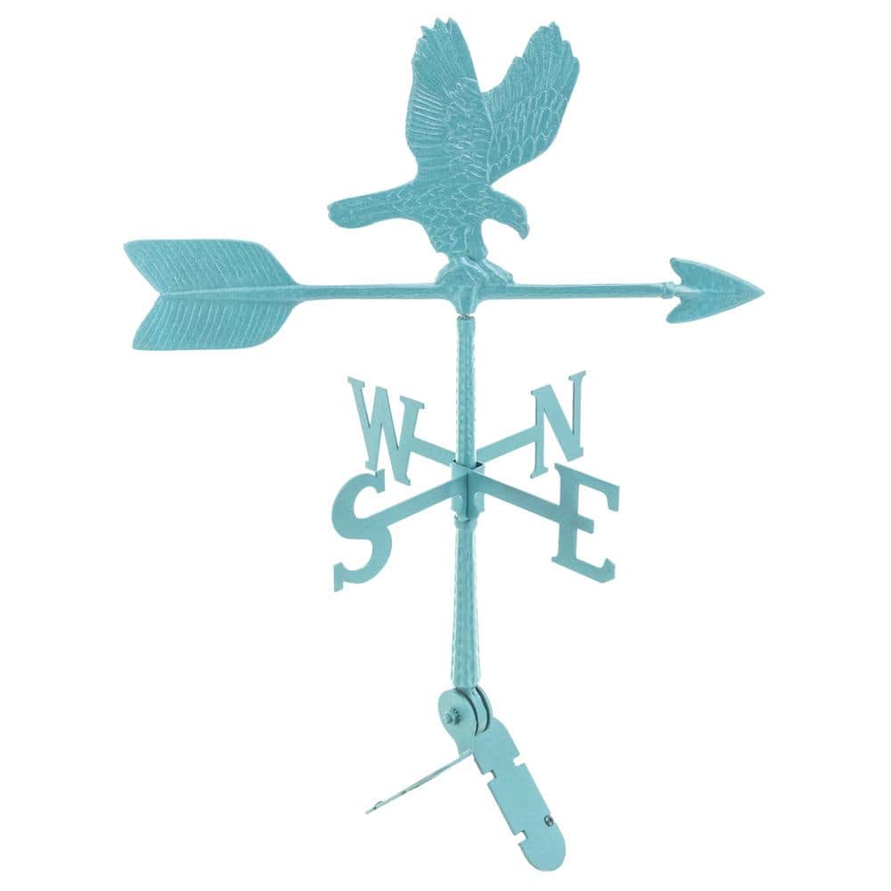 Montague Metal Products 24 in. Aluminum Eagle Weathervane - Verdigris ...