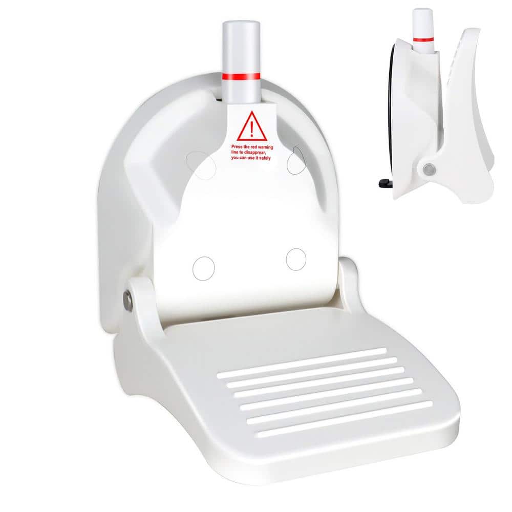 Numhew Anti-Slip Shower Foot Rest, Foldable Shower Step, Shower Pedal ...
