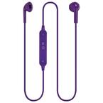 iLive Bluetooth Wireless Earbuds with In-Line Volume/Controls, Purple ...