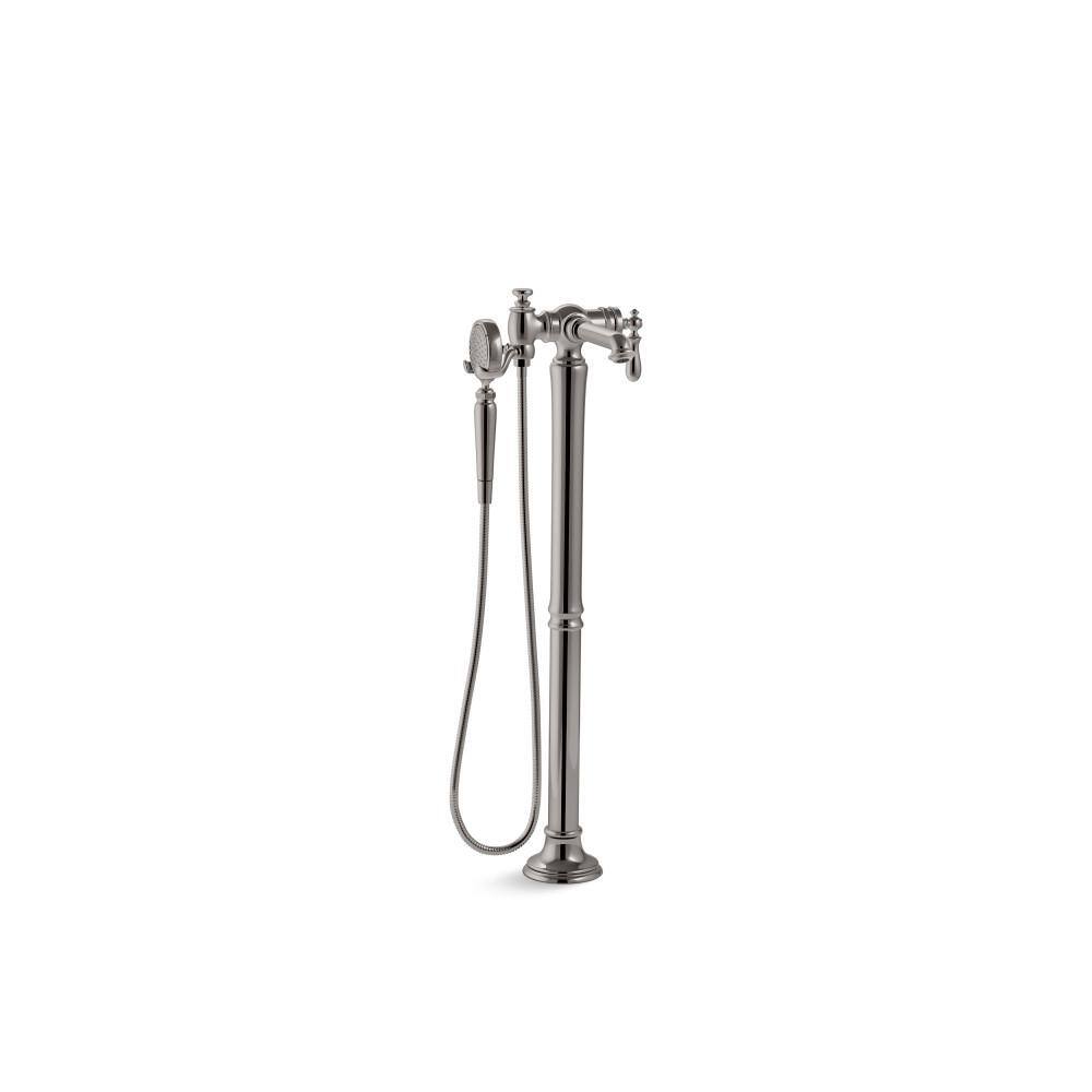KOHLER Artifacts Floor-Mount Bath Filler Trim With Handshower in ...