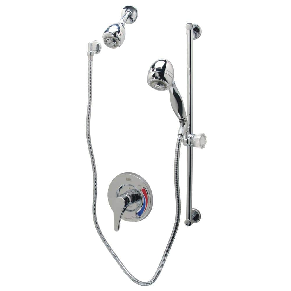 Zurn 1-Spray 5 in. Dual Shower Head and Handheld Shower Head in ...