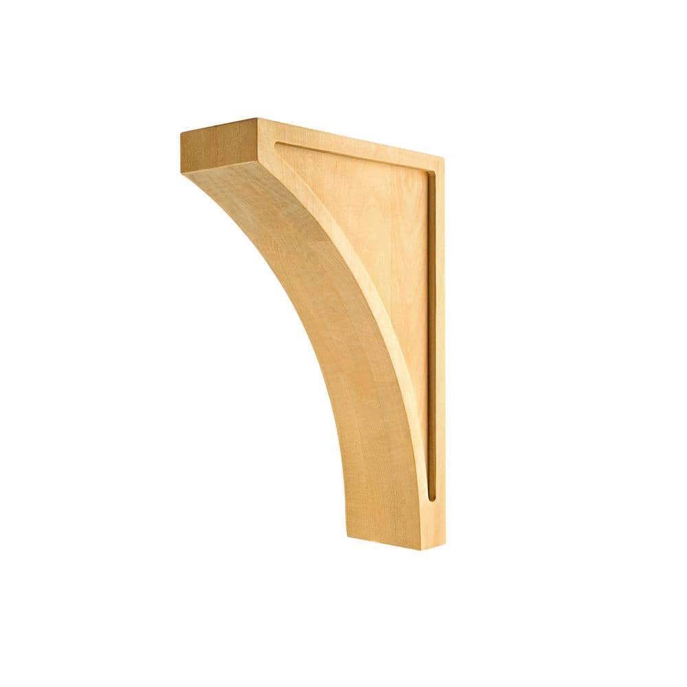 Waddell 8 in. x 12 in. x 3 in. Solid Basswood Artisan Corbel 10026186 ...