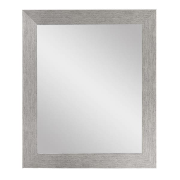 BrandtWorks 32 in. W x 46 in. H Stainless Grain Wall Mirror BM004M4 ...