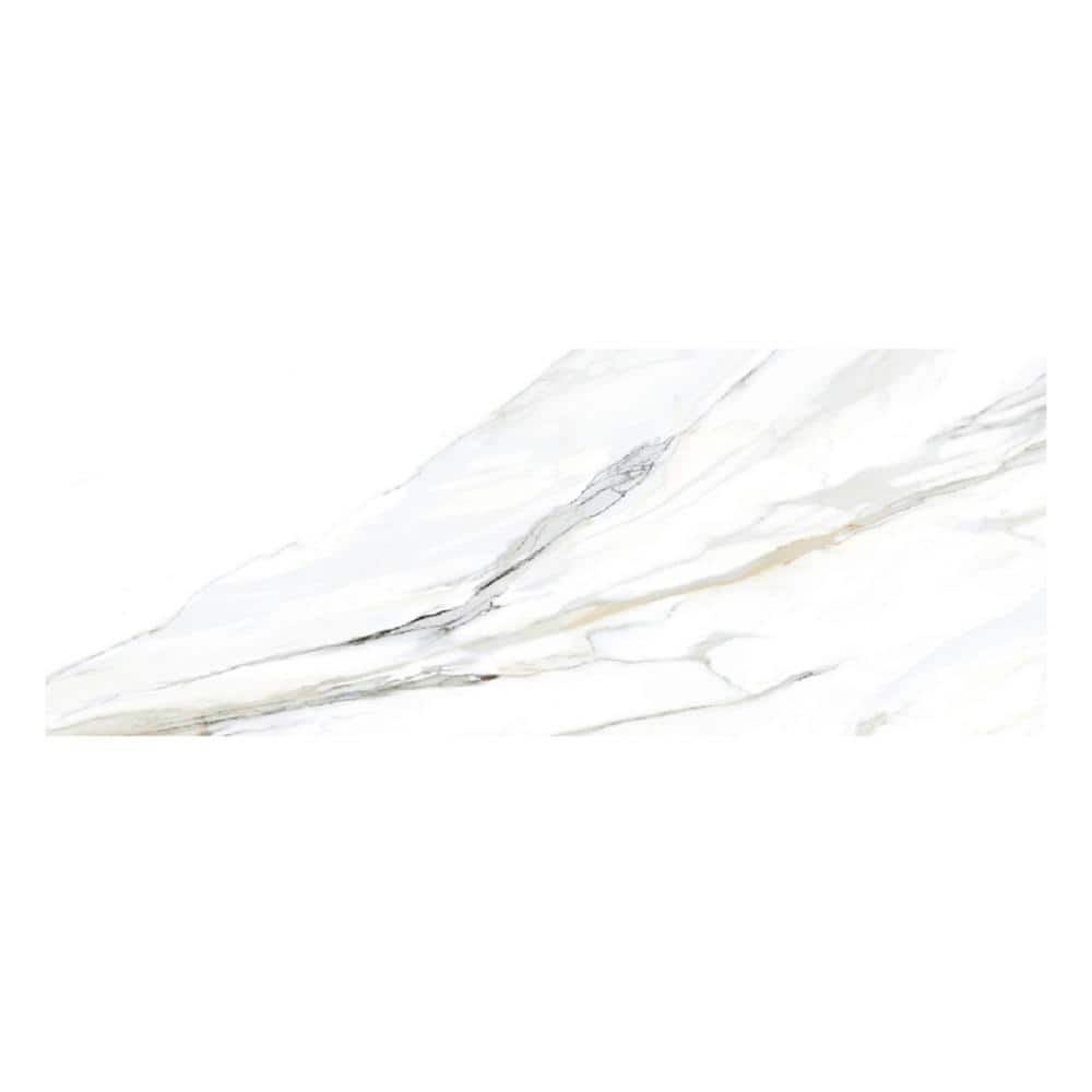 Apollo Tile Splendor 24 in. x 48 in. White Porcelain Polished Wall and ...