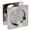 DELANEY HARDWARE Contemporary Square Satin Nickel Hall, Closet Sliding ...