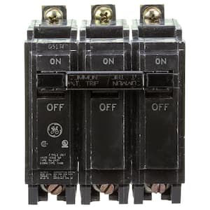 GE Q-Line 40 Amp 3 in. Triple-Pole Circuit Breaker THQL32040 - The Home ...
