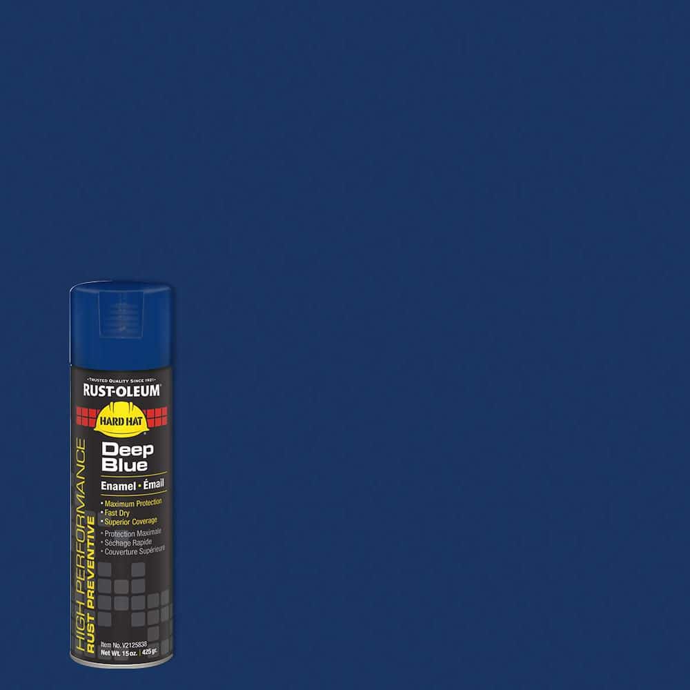 Rust-Oleum Professional 15 oz. Rust Preventative Gloss Deep Blue Spray ...