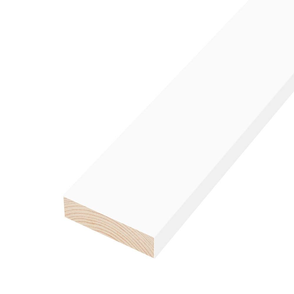 ARAUCO 1 in. x 2.5 in. x 16 ft. Primed Trim Board 1745367 - The Home Depot