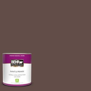 BEHR PREMIUM PLUS 1 qt. #730B-7 English Manor Satin Enamel Low Odor ...